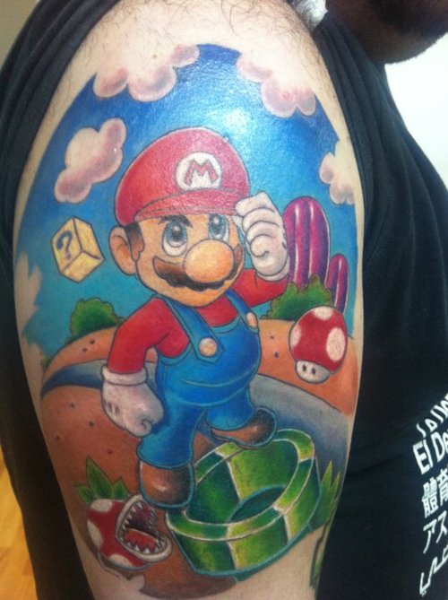#tattoofriday – 45 tatuagens do Super Mario – Pausa Dramática – Cinema ...